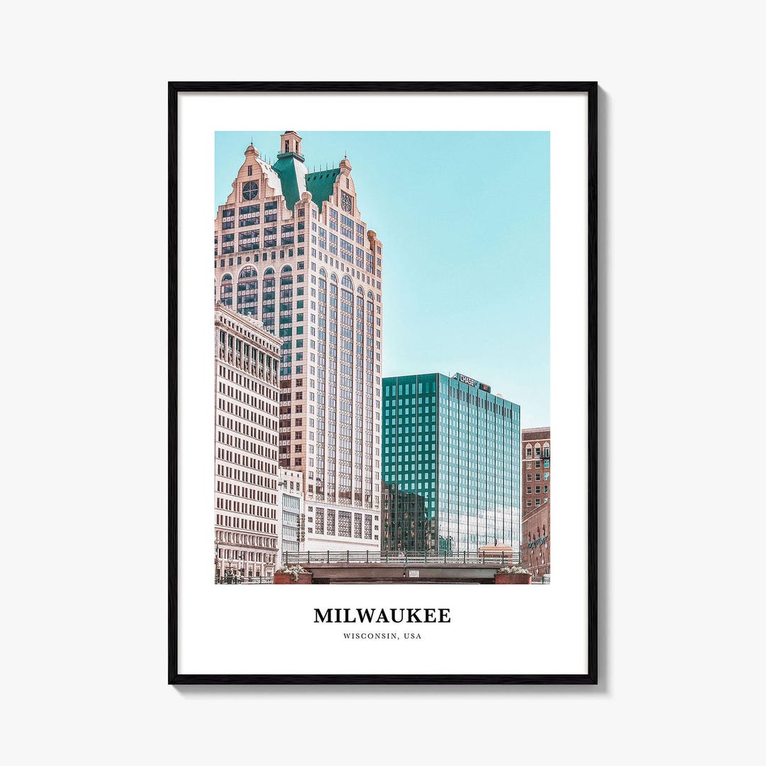 Milwaukee Print, Milwaukee Photo Poster, Milwaukee Travel Wall Art ...