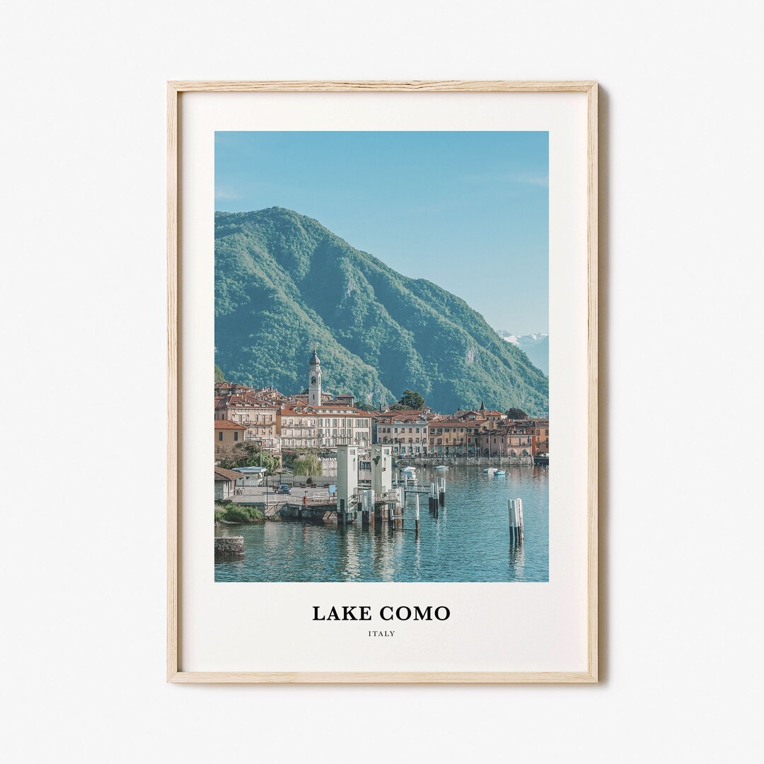 Lake Como Print No 2, Lake Como Photo Poster, Lake Como Travel Wall Art ...