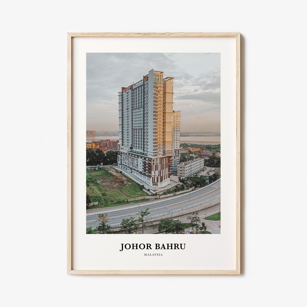 Johor Bahru Druck, Johor Bahru Fotoposter, Johor Bahru Reisewandkunst ...