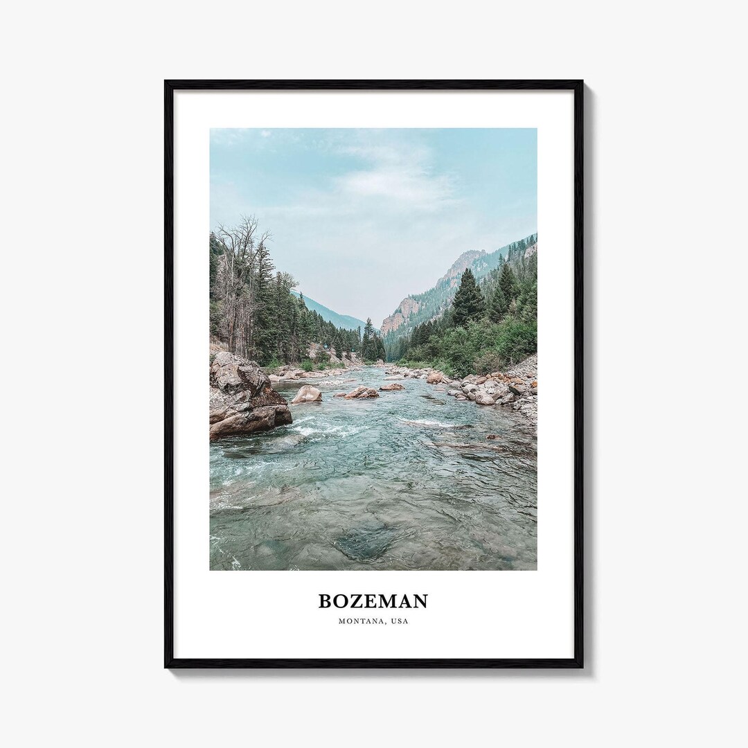 Bozeman Print, Bozeman Photo Poster, Bozeman Travel Wall Art, Bozeman ...