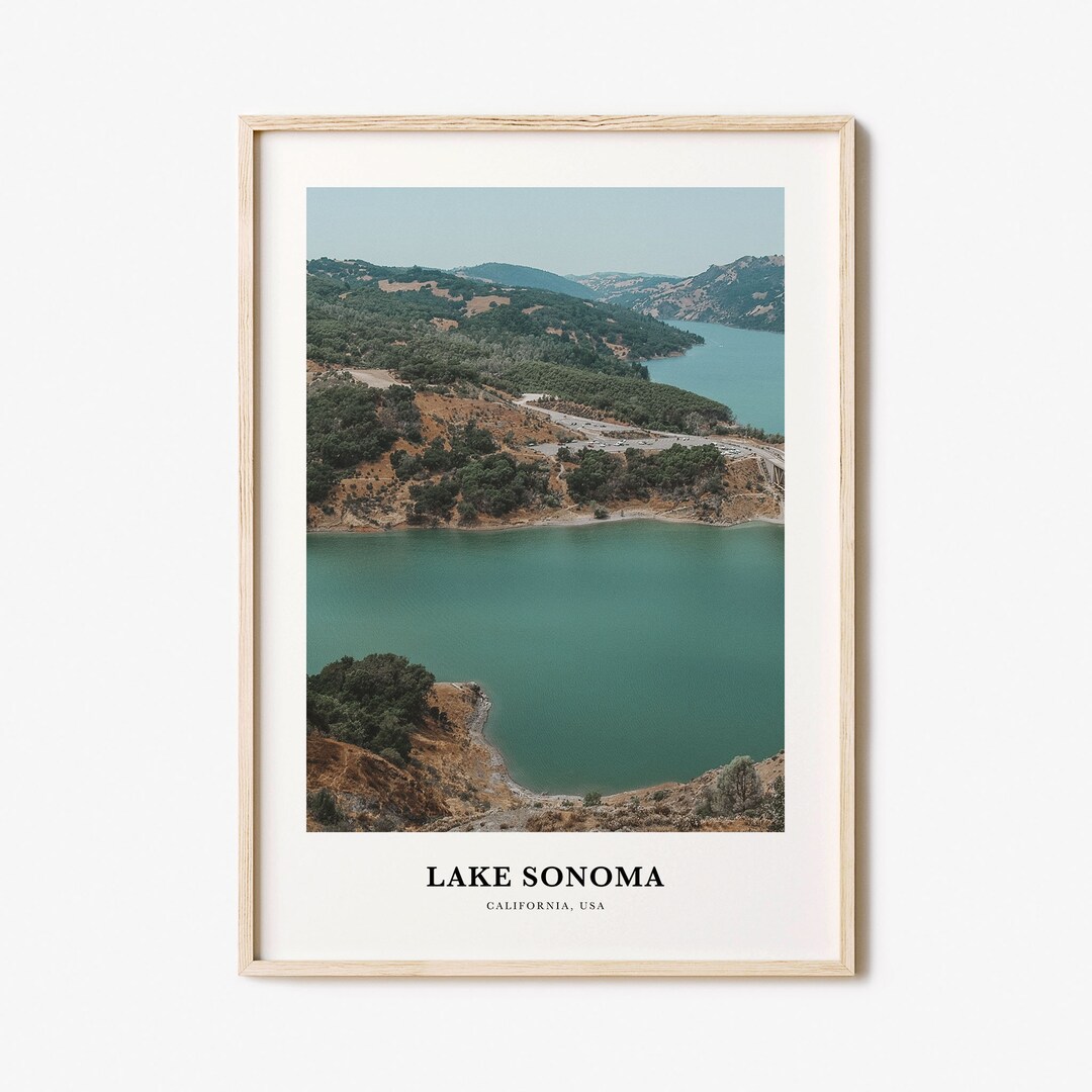 Lake Sonoma Print Lake Sonoma Photo Poster Lake Sonoma - Etsy