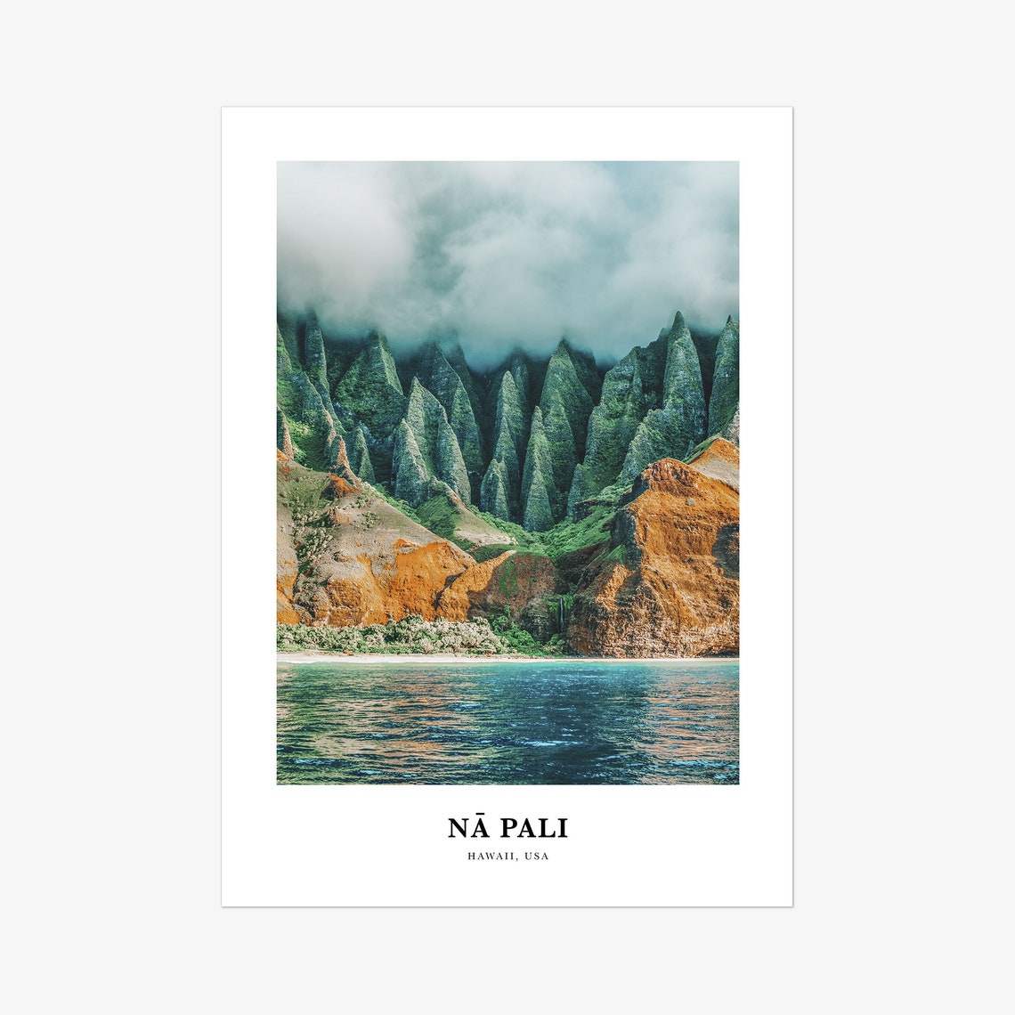 Na Pali Print No 1, Na Pali Photo Poster, Na Pali Travel Wall Art, Na ...