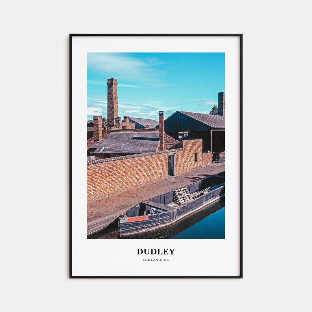 Dudley Print, Dudley Photo Poster, Dudley Travel Wall Art, Dudley Map ...