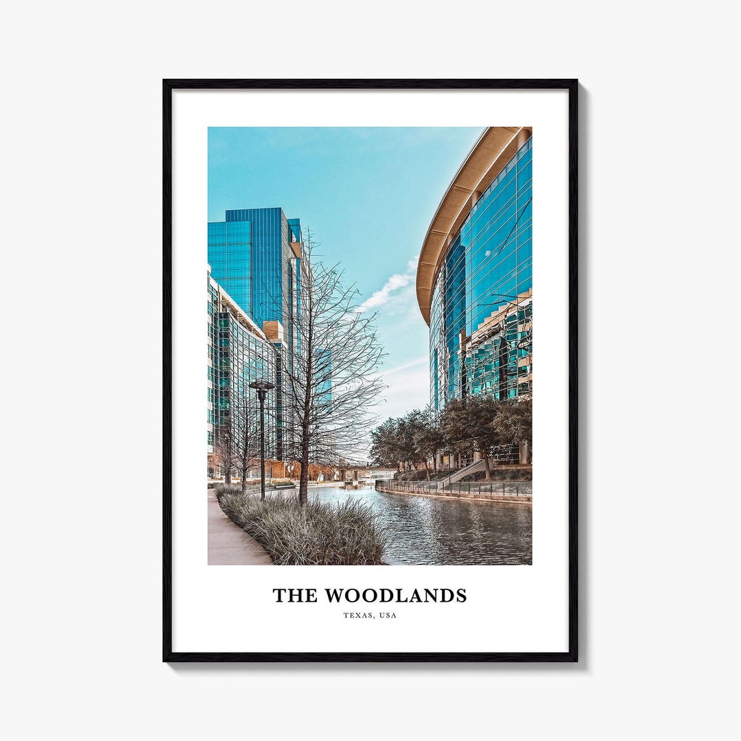 The Woodlands Print, the Woodlands Photo Poster, the Woodlands Travel ...