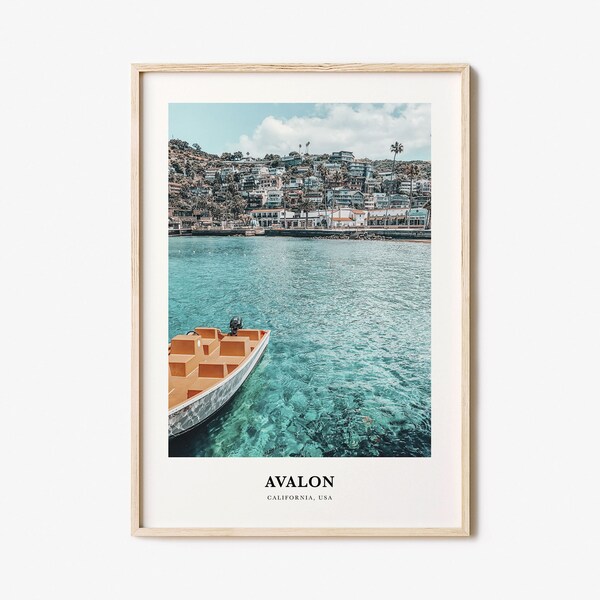 Avalon Map Wall Art - Etsy