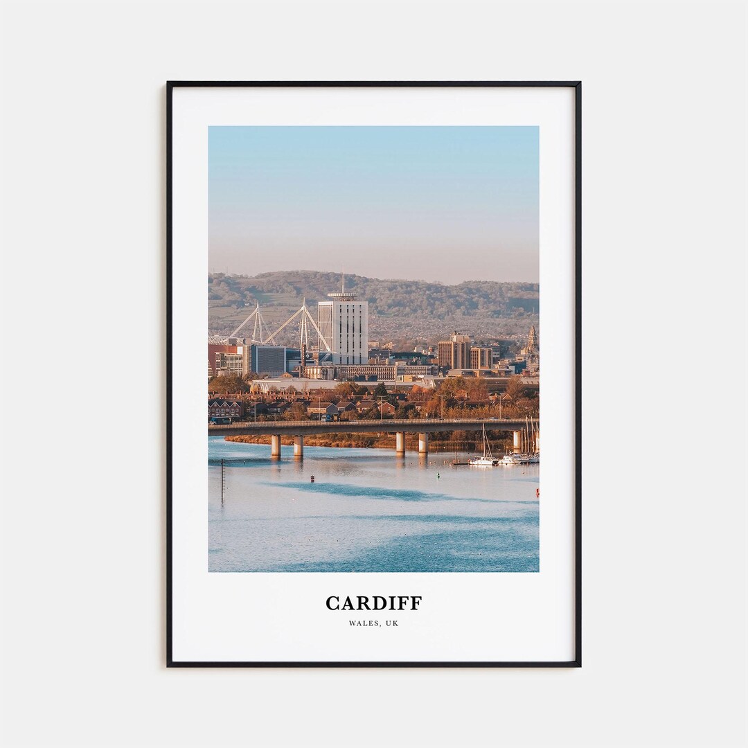 Cardiff Print, Cardiff Photo Poster, Cardiff Travel Wall Art, Cardiff ...