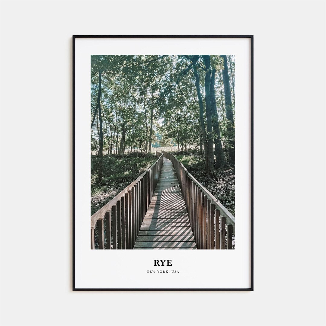 Rye Print, Rye Photo Poster, Rye Travel Wall Art, Rye Map Print, Rye ...