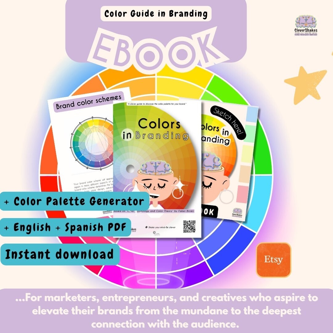 Color Guide Branding Ebook, Color Guide, Branding for Etsy, Digital ...