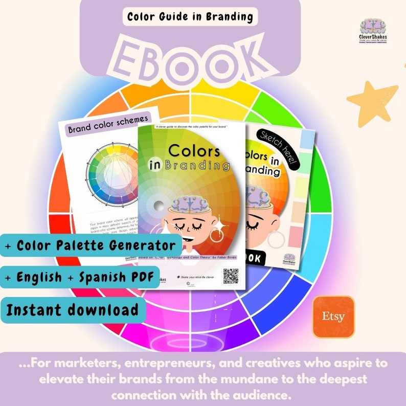 Color Guide Branding Ebook, Color Guide, Branding for Etsy, Digital ...