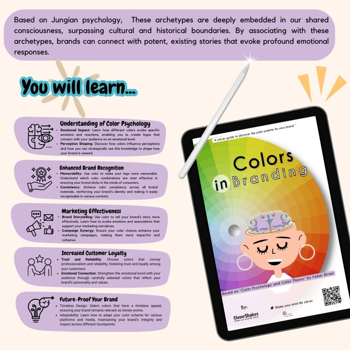 Color Guide Branding Ebook, Color Guide, Branding for Etsy, Digital ...