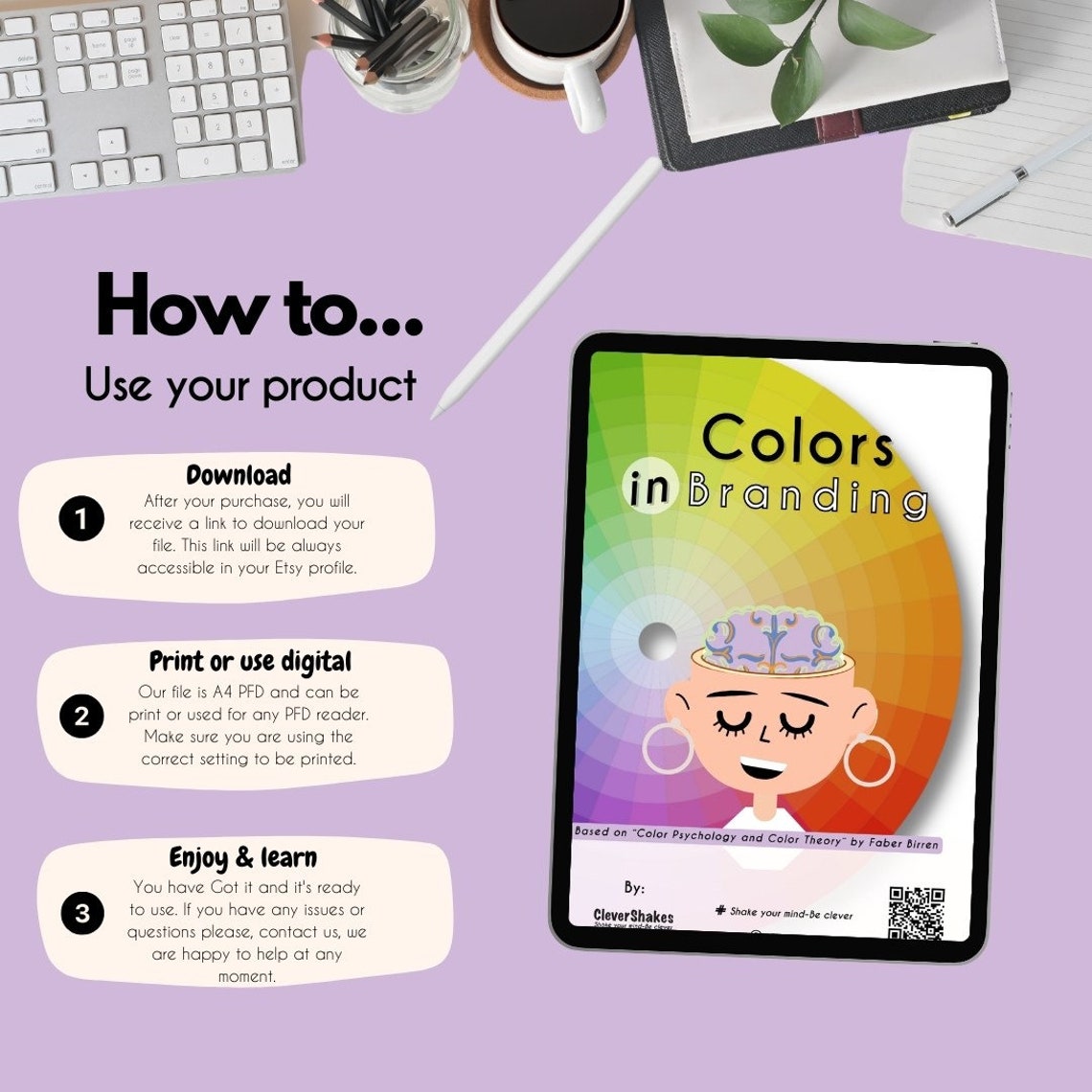 Color Guide Branding Ebook, Color Guide, Branding for Etsy, Digital ...