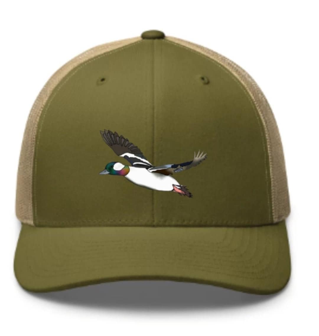 Embroidered Bufflehead Duck Snapback Hat, Duck Hunting Hat, Duck Hat ...