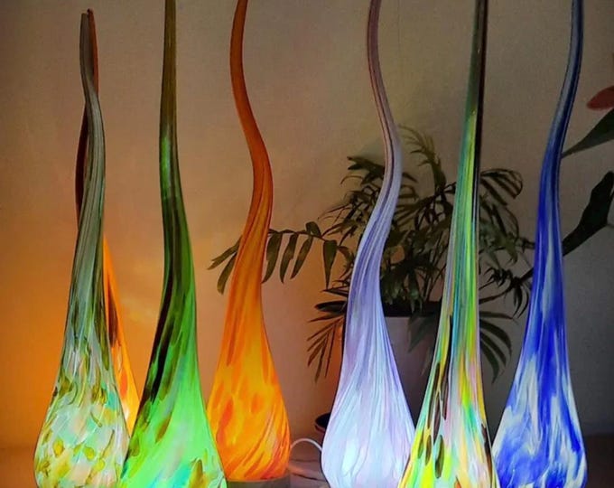 Lamp Light Sculpture Flames - Etsy
