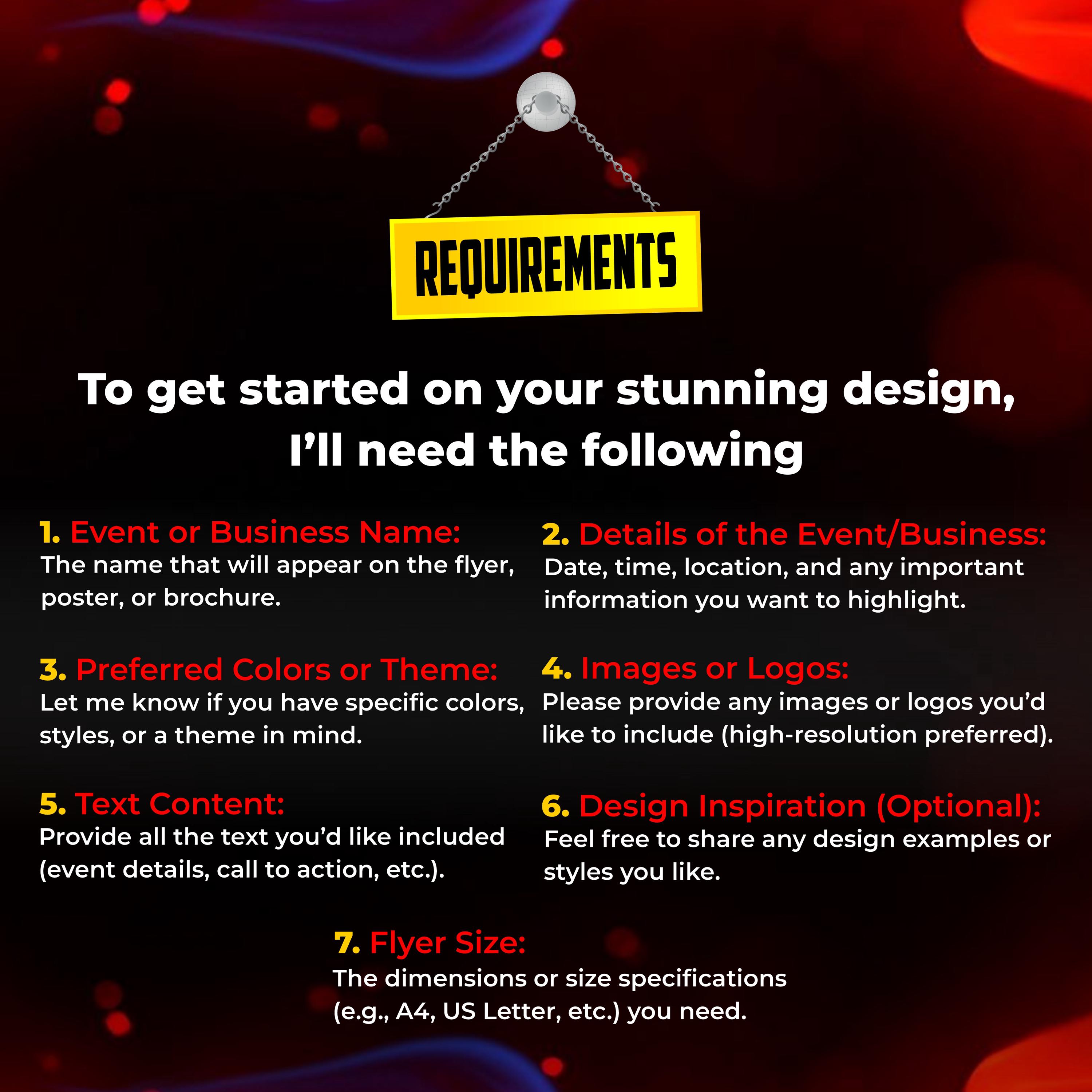 I Can Create Custom Flyers Customized Flyers for Any Event Party Flyer ...