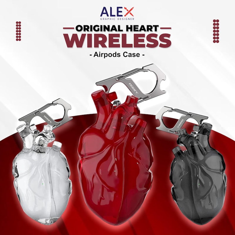 Heart Shaped AirPod Cases - Etsy