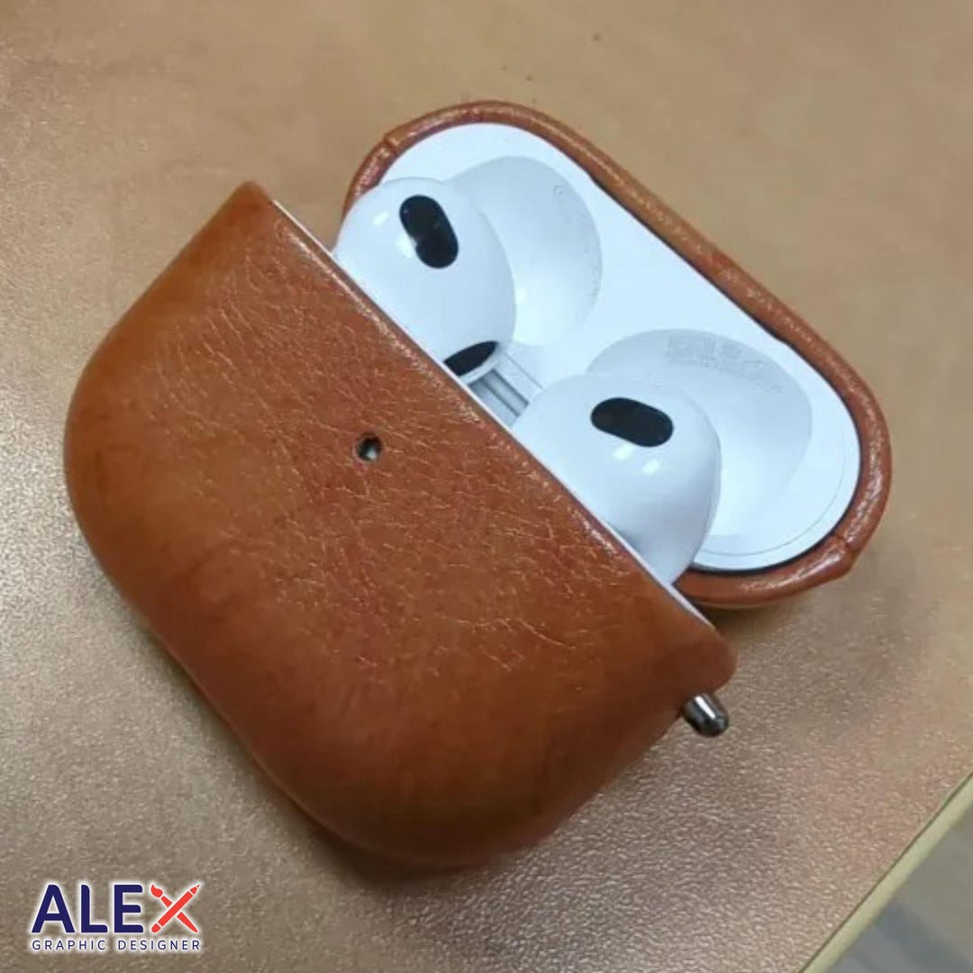 Customize Leather Airpods Case Personalized Airpods 3,2,1 Pro Case ...