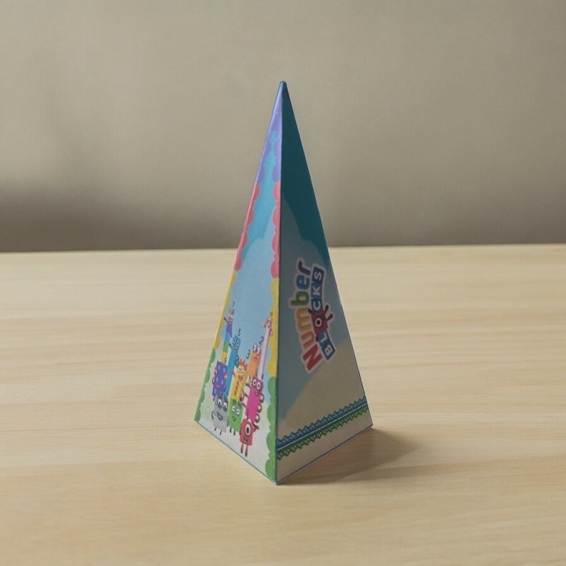 Printable Numberblocks Party Favor Box - Etsy