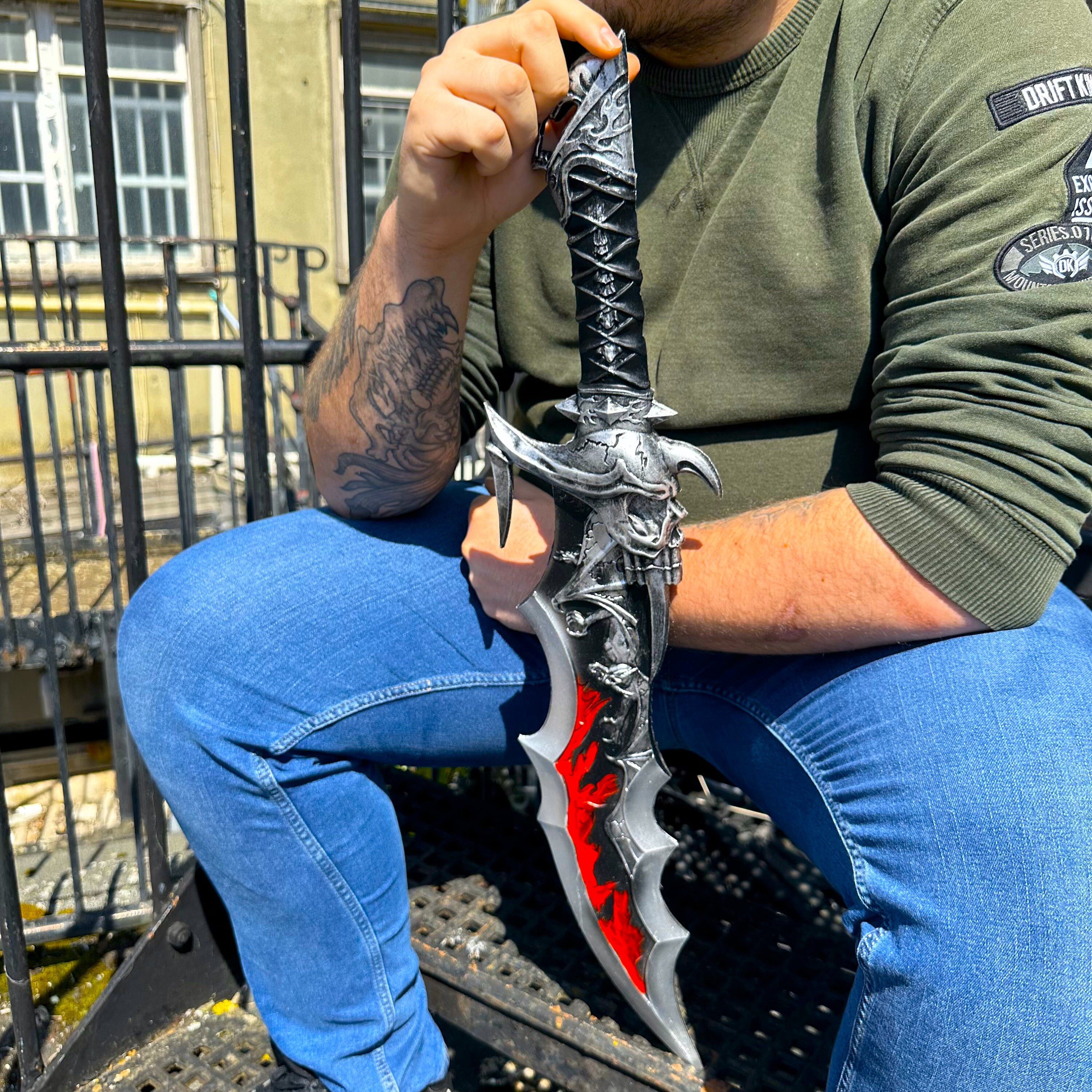 Warriors Weapon Hard Foam PU Handmade Cosplay Sword Knife Fake Weapon ...