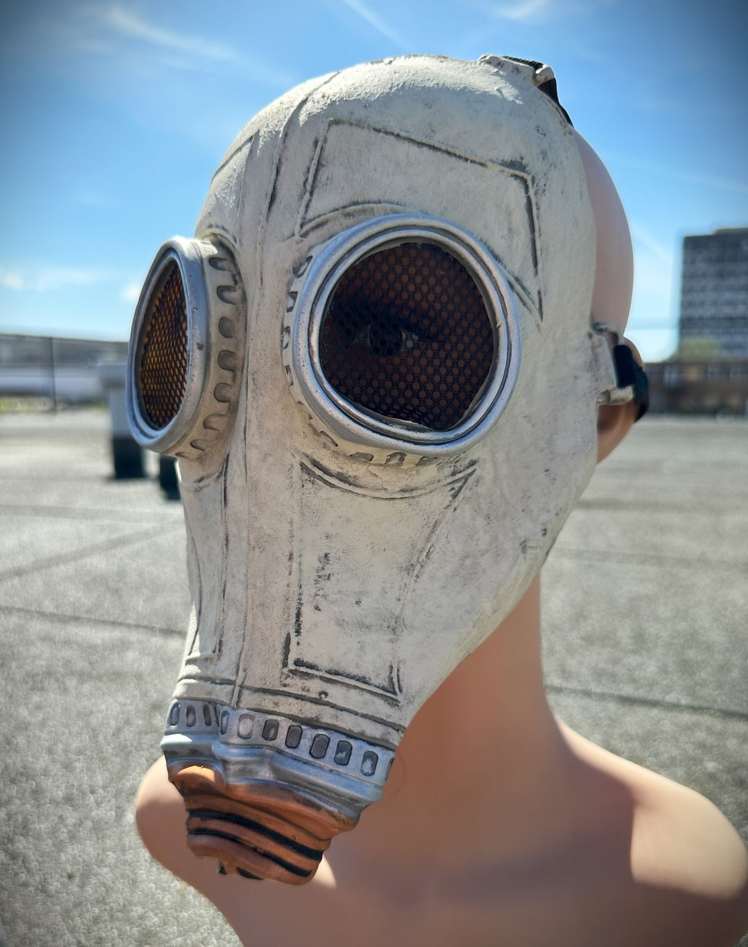 Gas Mask Latex Halloween Fancy Dress Costume Handmade - Etsy