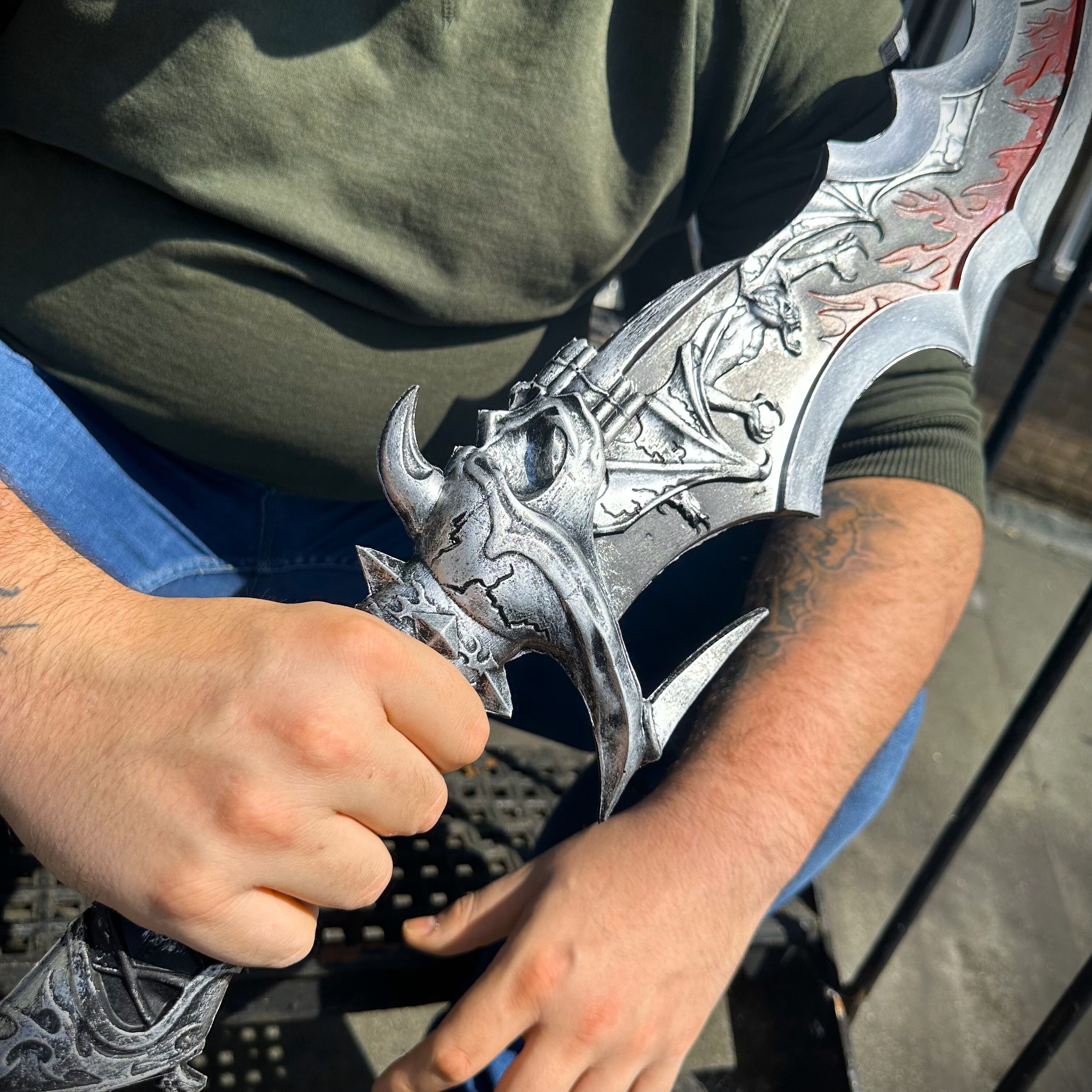 Warriors Weapon Hard Foam PU Handmade Cosplay Sword Knife Fake Weapon ...