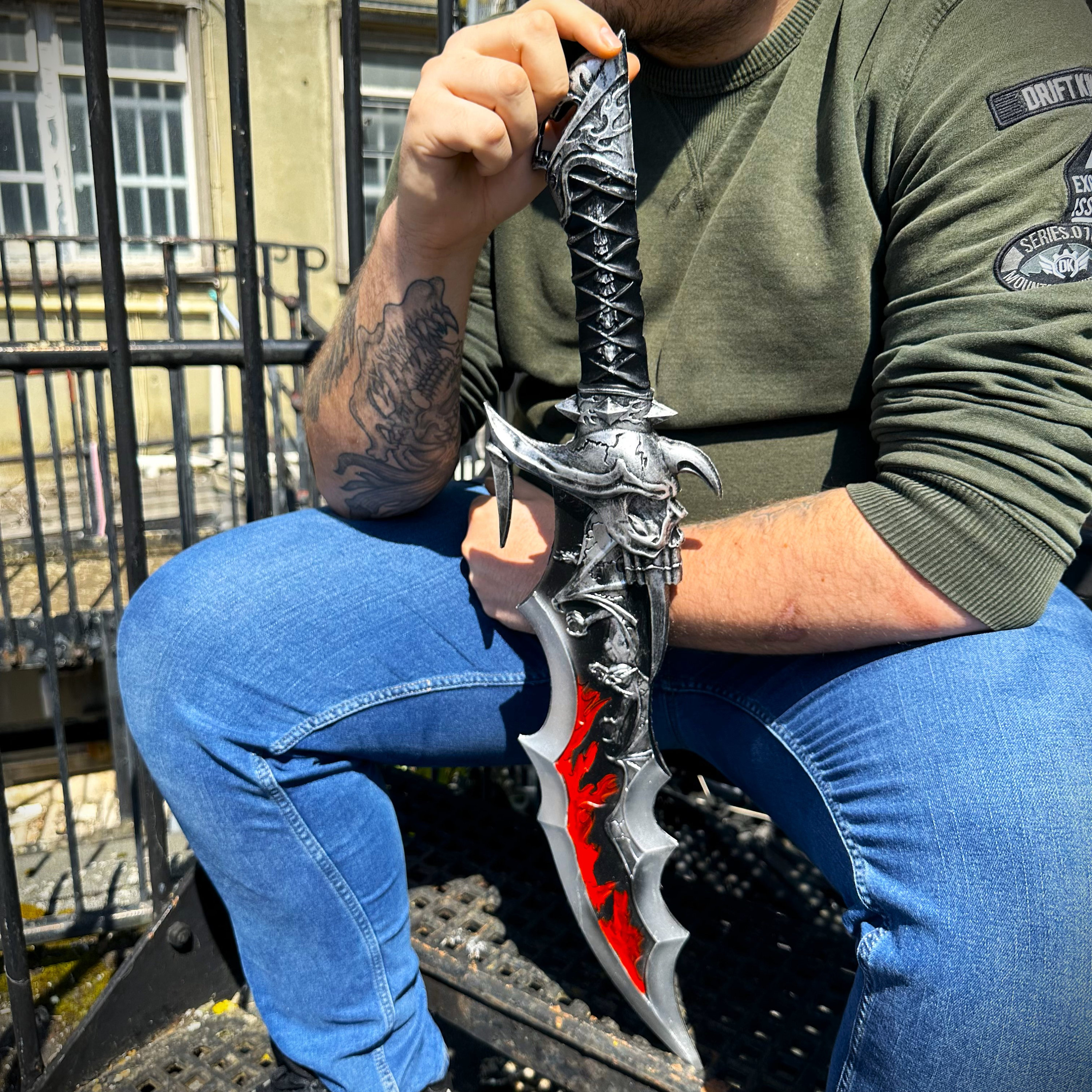 Warriors Weapon Hard Foam PU Handmade Cosplay Sword Knife Fake Weapon ...