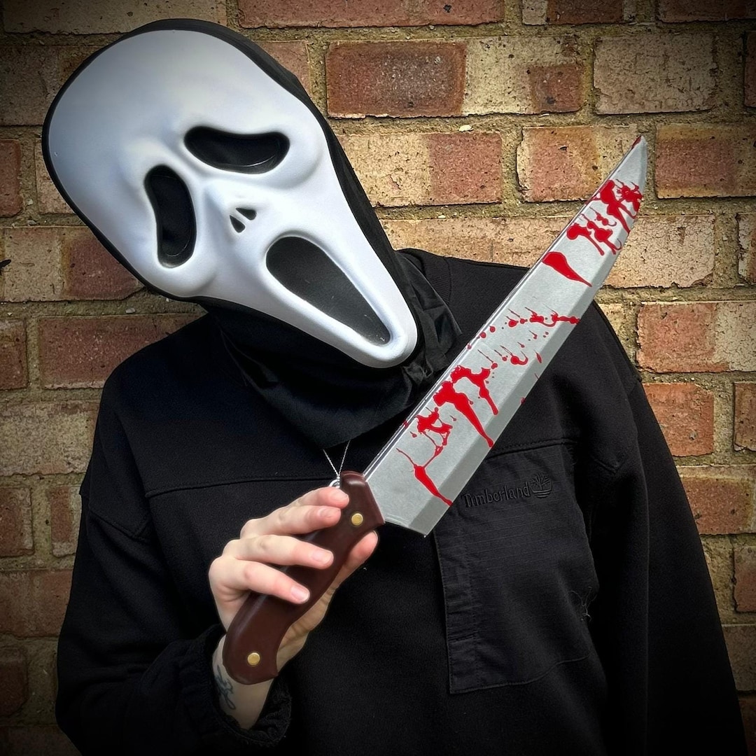 Fake Kitchen Knife Hard Foam Halloween Rigid Fancy Dress Slasher ...