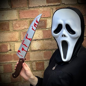 Fake Kitchen Knife Hard Foam Halloween Rigid Fancy Dress Slasher ...