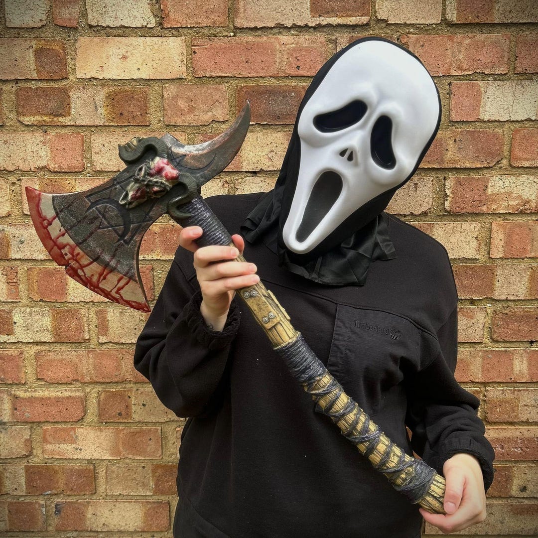 Killer Axe Weapon Prop Hard Foam PU Handmade Cosplay Fake Weapon ...