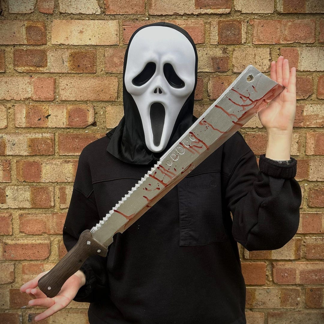 Machete Weapon Hard Foam PU Handmade Cosplay Sword Knife Fake Weapon ...