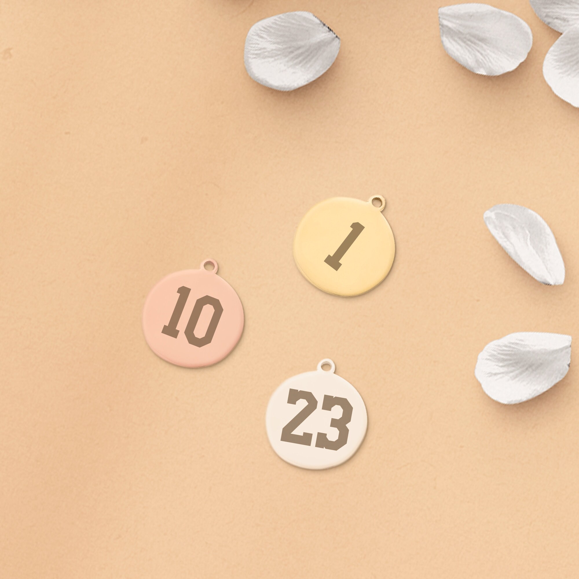 Number 13 Necklace Charm, Football Necklace, Custom Number Necklace ...