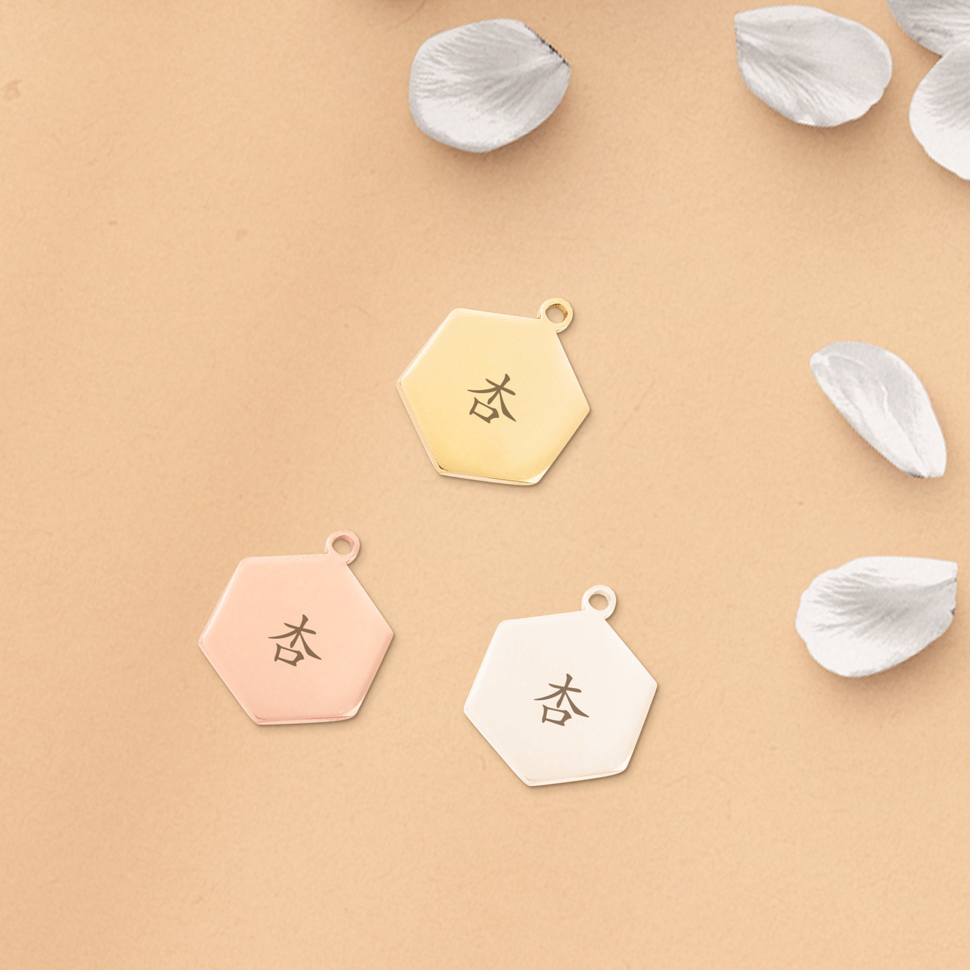 Katakana Name Necklace Charm, Japanese Charm, Hiragana Charm, Kanji ...