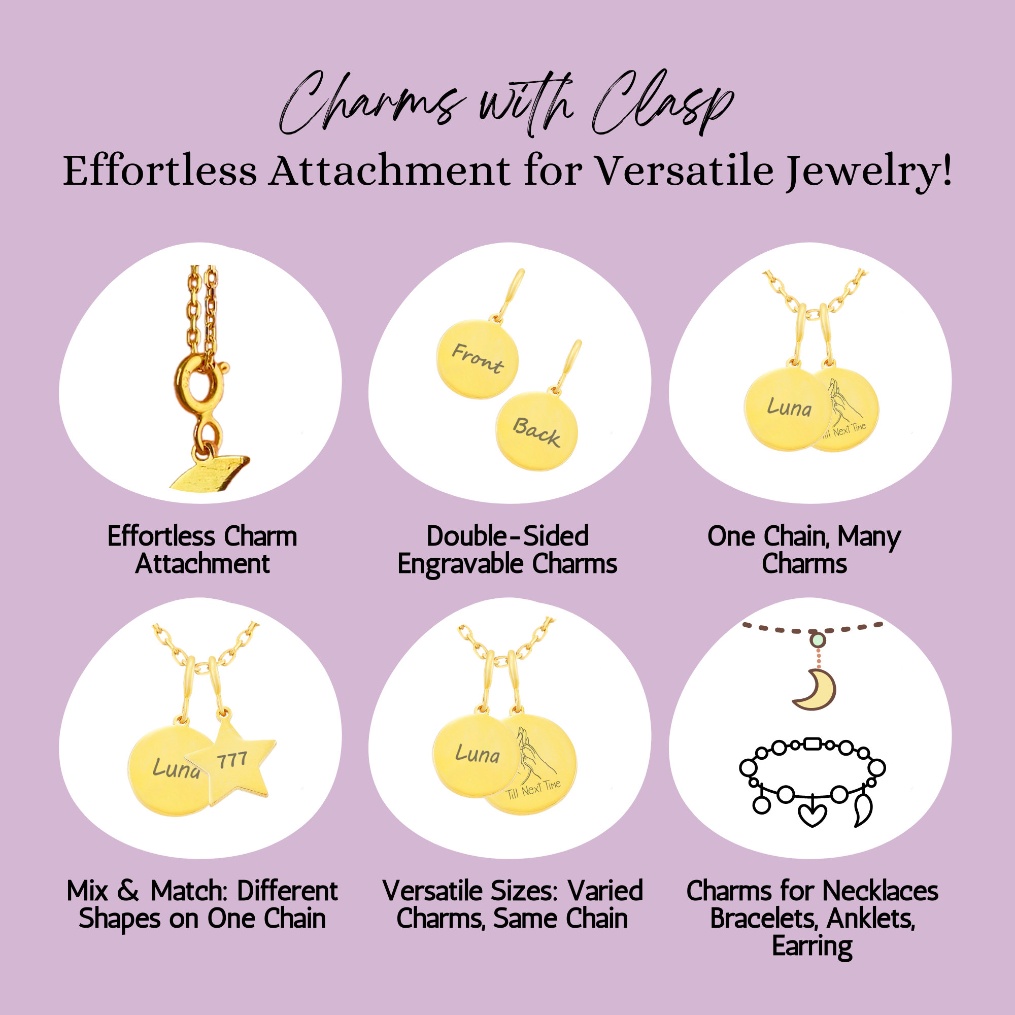 Kanji Name Necklace Charm, Katakana Charm, Hiragana Charm, Japanese ...