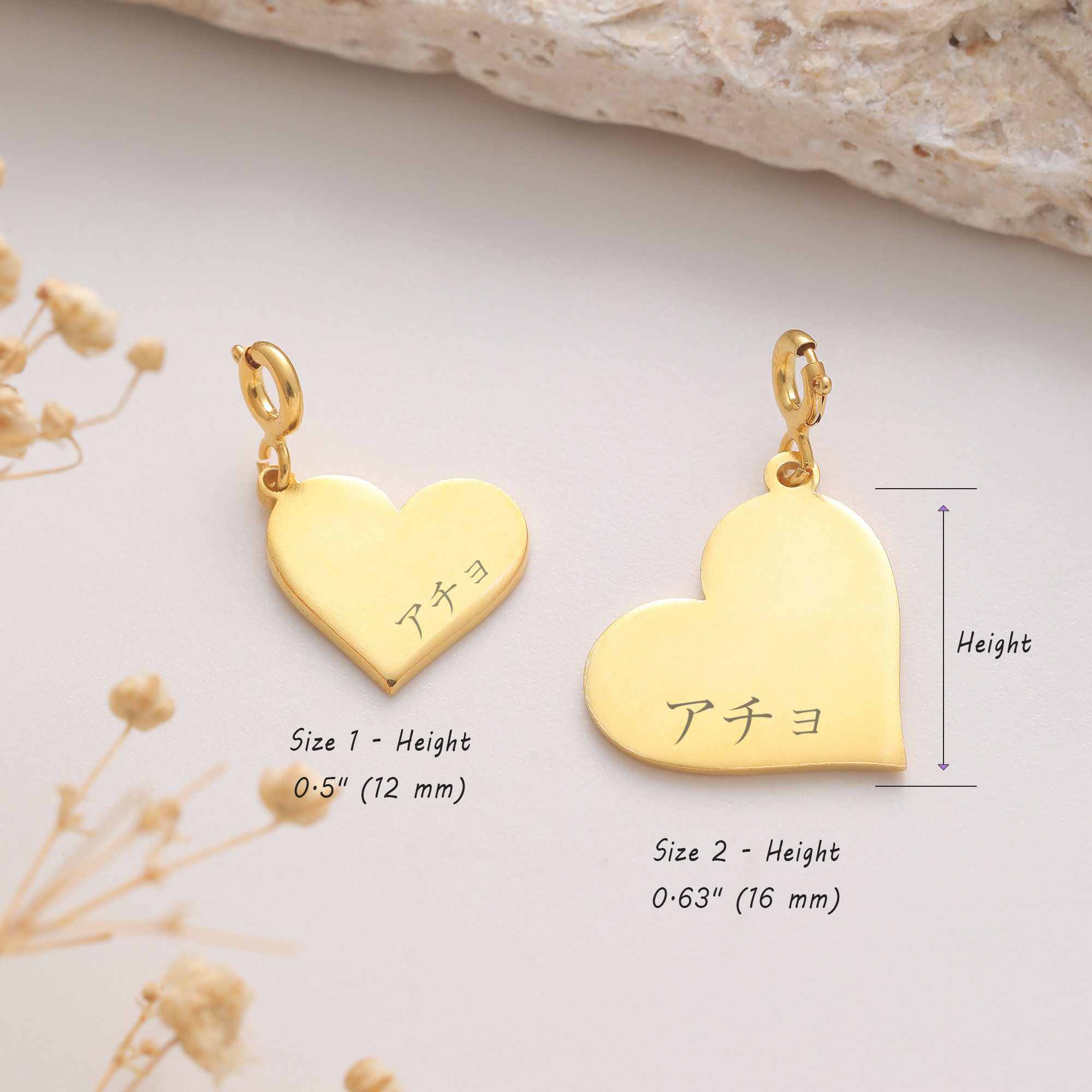 Hiragana Name Necklace Charm, Katakana Charm, Japanese Charm, Kanji ...