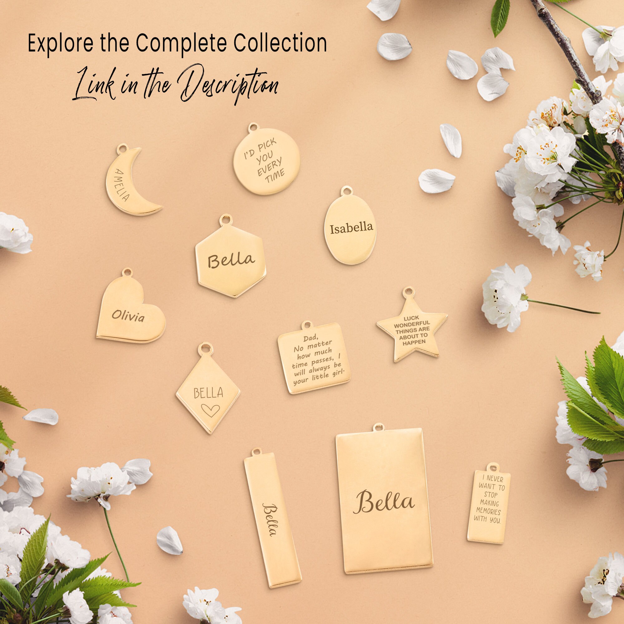 Kanji Name Necklace Charm, Katakana Charm, Hiragana Charm, Japanese ...