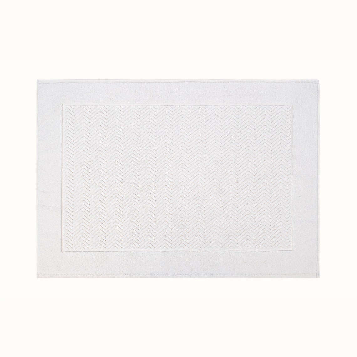 Tilos Jacquard Foot Towel White, Cotton Foot Fowel, Bath Foot Towel ...
