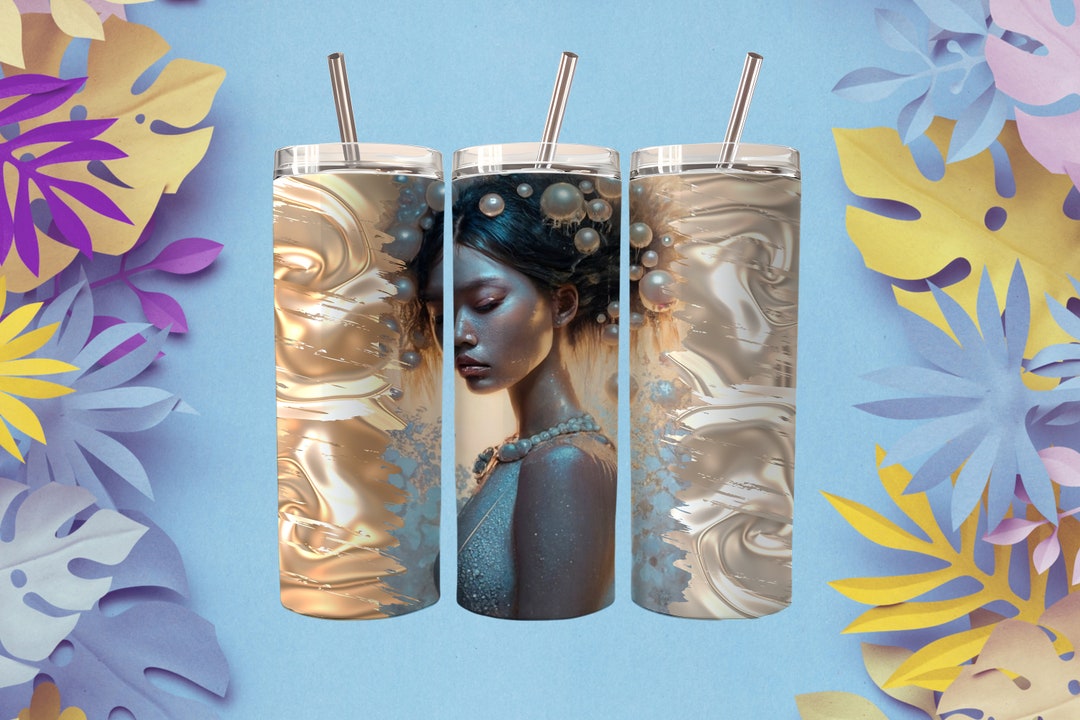 No Transparent Tumbler Wrap Design Portrait 20 Oz Skinny Tumbler ...