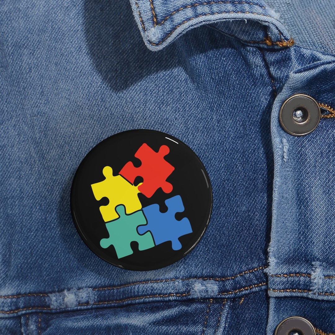 Autism Awareness Pin, Autistic Pin Buttoms, Autism, Neurodivergent ...