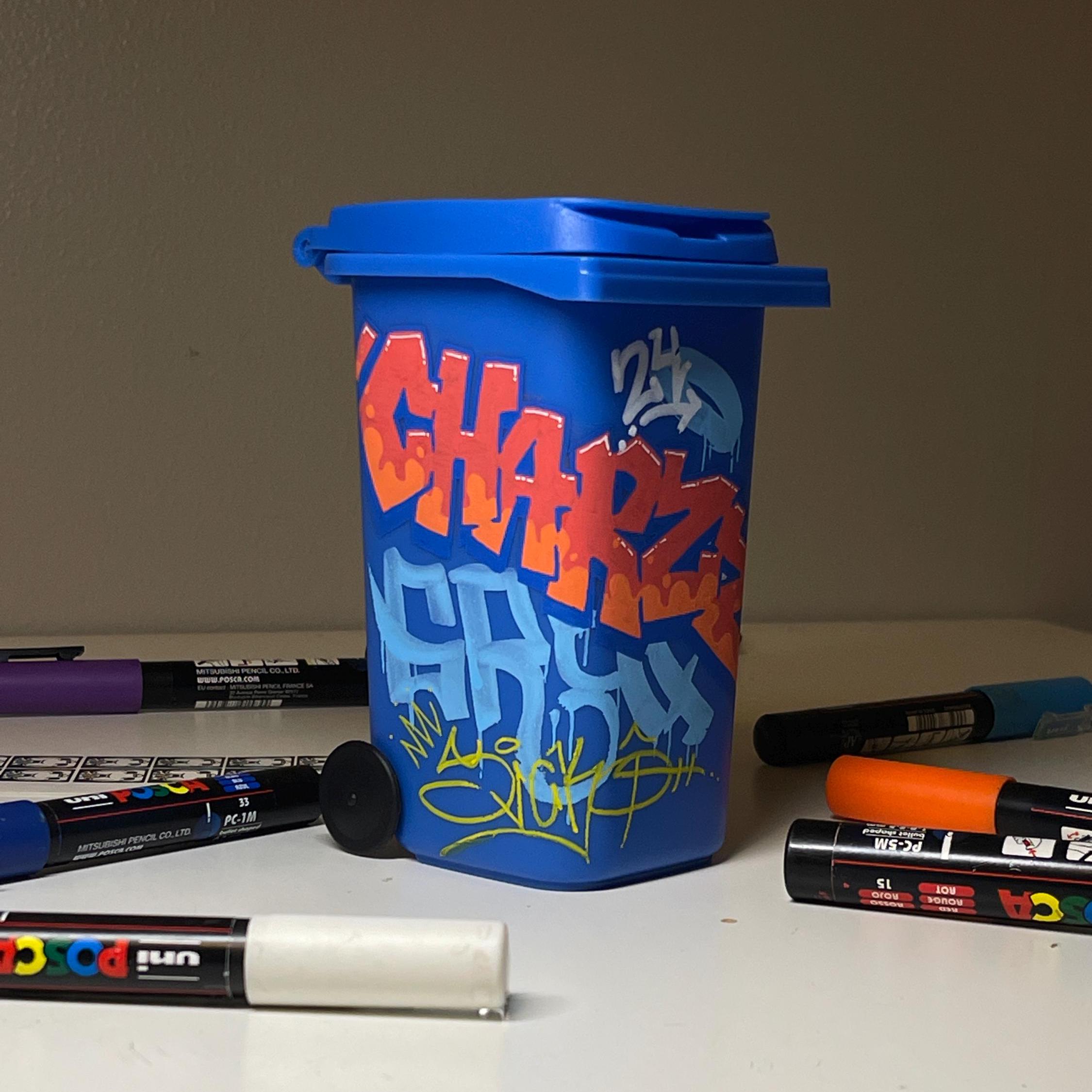 Trash Bin Pencil Holder - Etsy