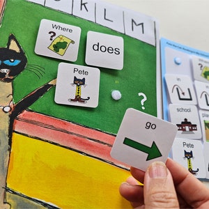 Pete the Cat Rocking in My School Shoes Adapted Children's Book Autism ...