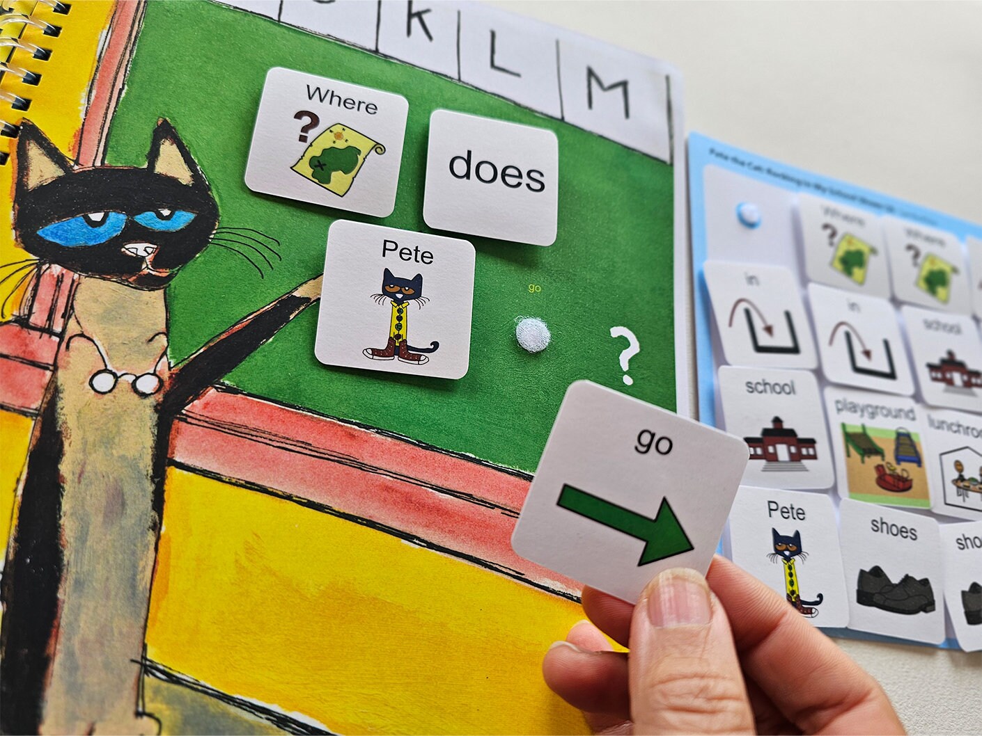 Pete the Cat Rocking in My School Shoes Adapted Children's Book Autism ...