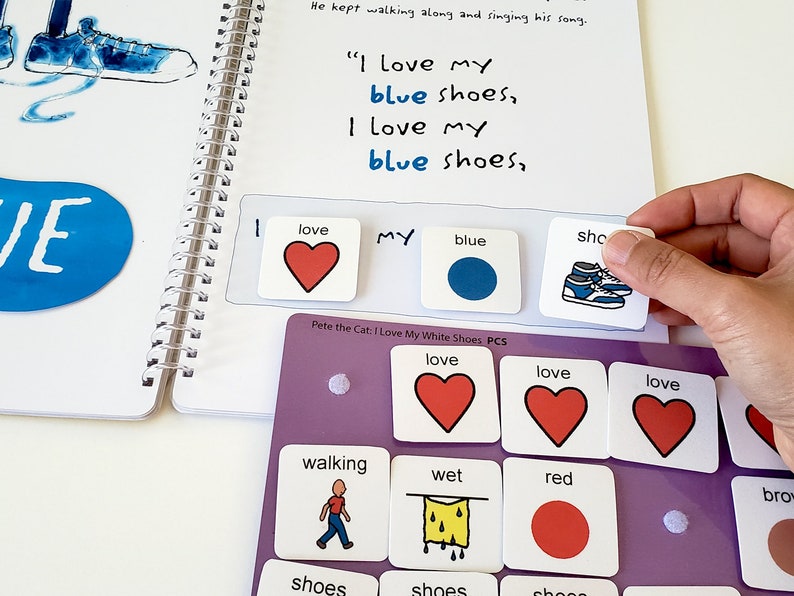 I Love My White Shoes Pete the Cat Adapted Children's Book Disability ...