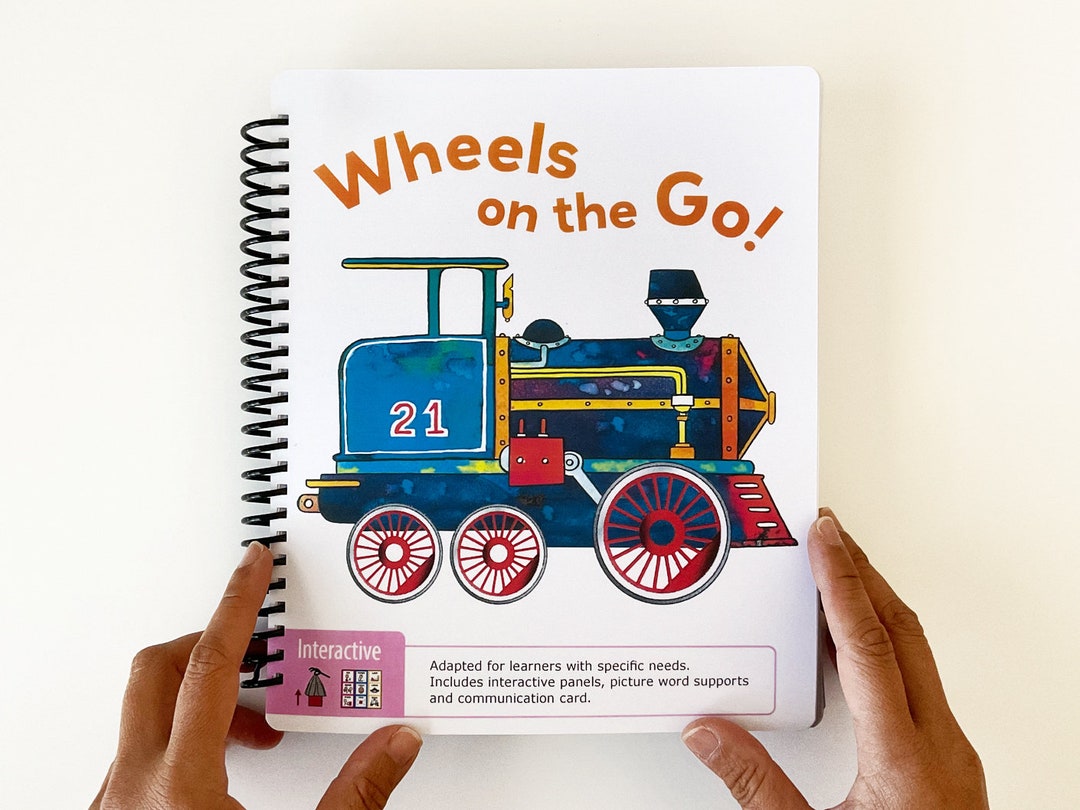 Wheels on the Go Interactive Adapted Children's Book Disability ...