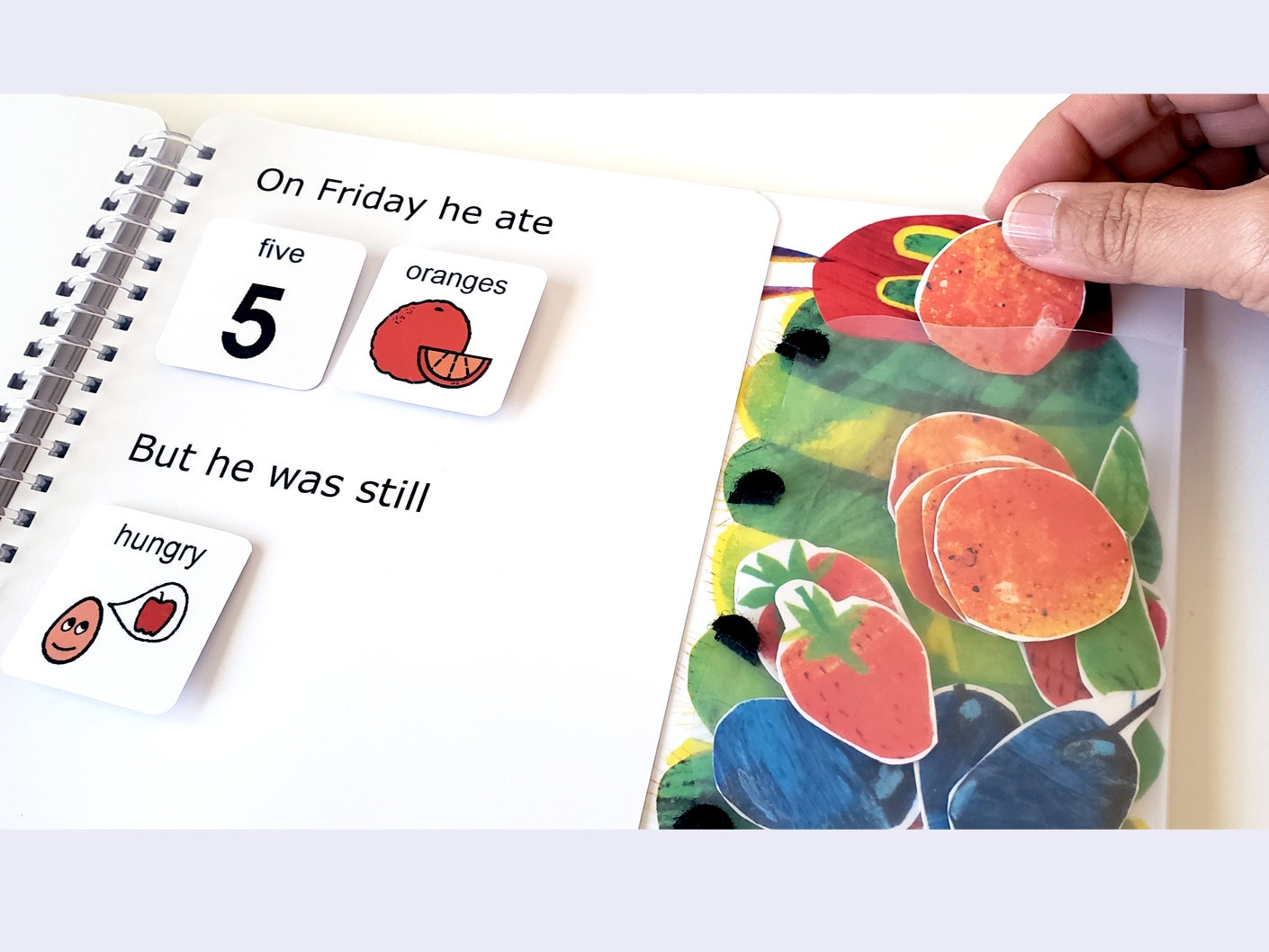 Very Hungry Caterpillar Eric Carle Adapted Children's Book Disability ...