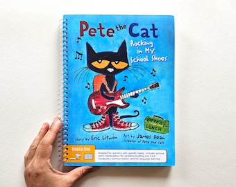 AAC Shared Reading Communication Board / Cards: Pete the Cat I Love My ...