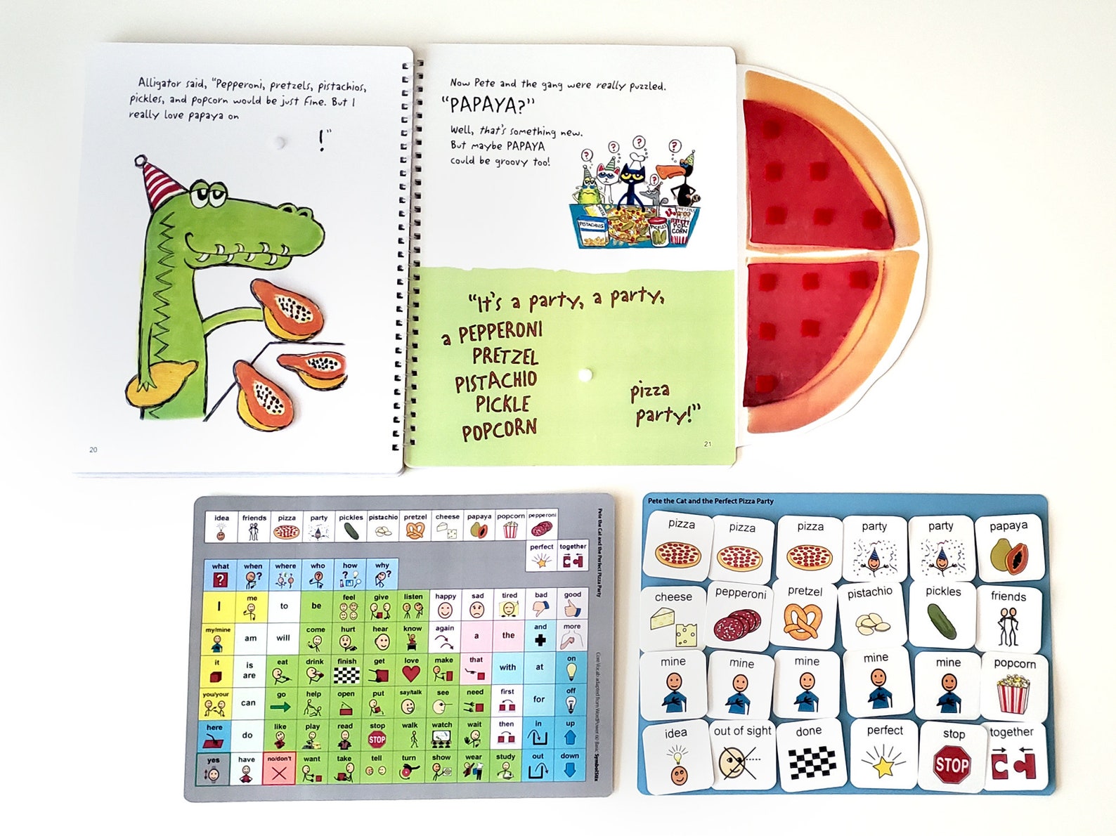 Pete the Cat Perfect Pizza Party Adapted Children's Book - Etsy