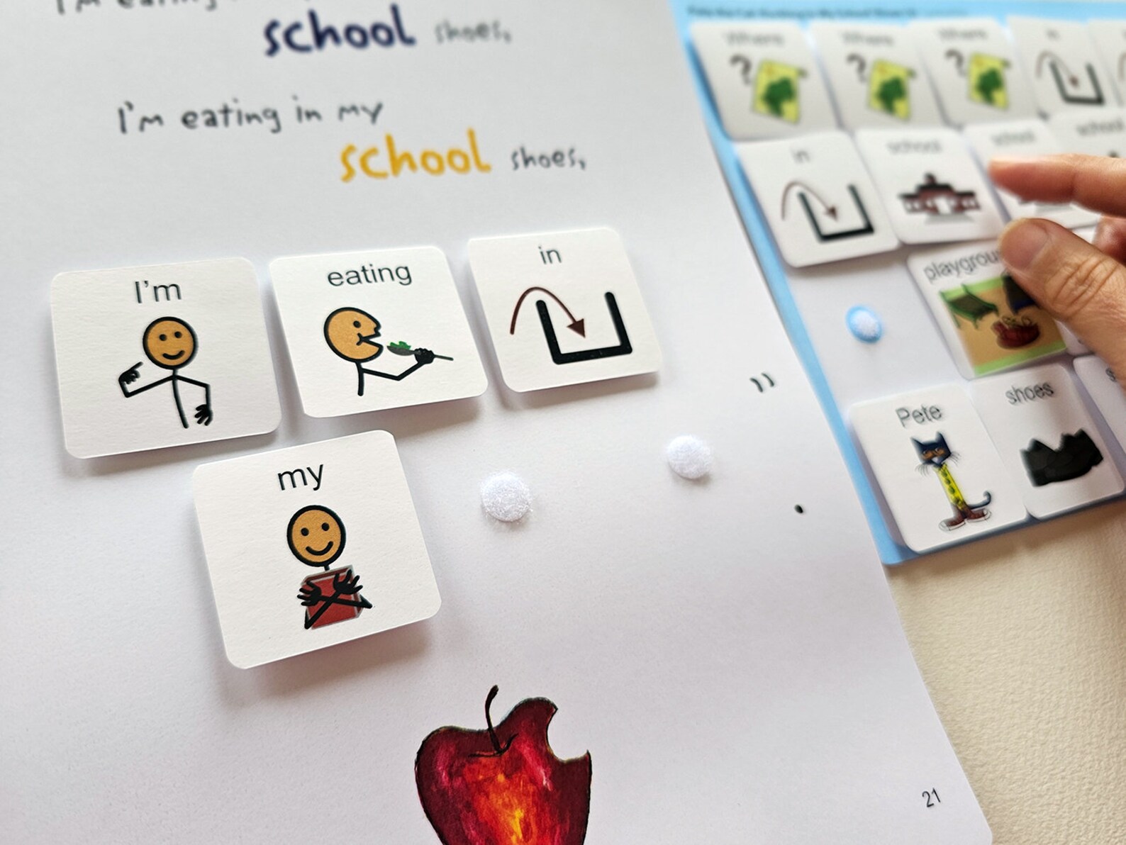 Pete the Cat Rocking in My School Shoes Adapted Children's Book Autism ...