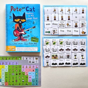 Pete the Cat Rocking in My School Shoes Adapted Children's Book Autism ...