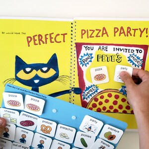 Pete the Cat Perfect Pizza Party Adapted Children's Book Disability ...