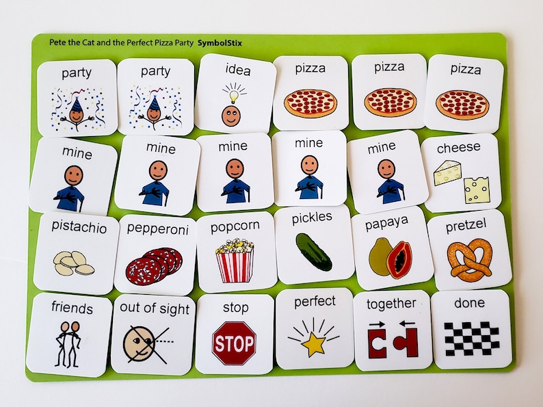 Pete the Cat Perfect Pizza Party Adapted Children's Book - Etsy