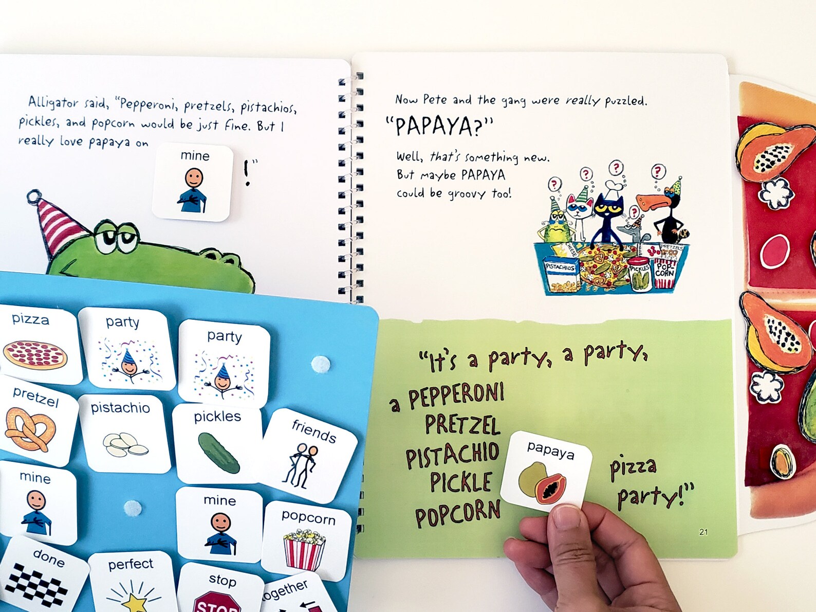 Pete the Cat Perfect Pizza Party Adapted Children's Book Disability ...